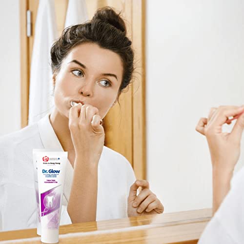 Dr. Glow Periodontal Disease Treatment Gum Tooth Paste for Early&Mid Periodontitis, Gingivitis Treatment Fluoride Free Toothpaste for Bleeding Gums, Periodontal Toothpaste Treatment for Loosen Teeth