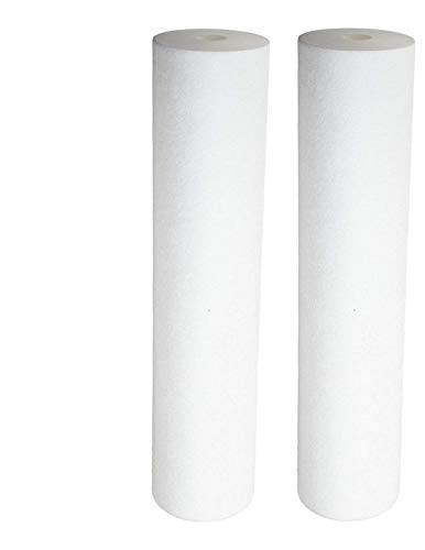 CFS – 2 Pack Dual Gradient Density Sediment Water Filter Cartridges Compatible with HMF2SDGB1, HMF2SDGC Models – Remove Bad Taste & Odor – Replacement Filter Cartridge – 25/1 Micron – 20" x 4.5"