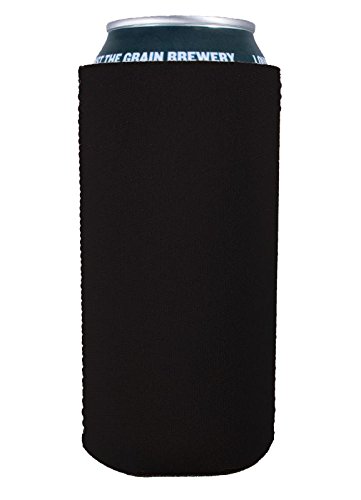 Blank Neoprene 16 oz. Can Coolie (1, Black)