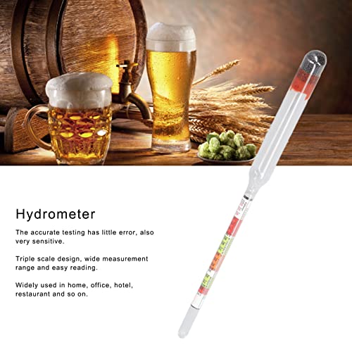 Beer Meter, Hydrometer Tool Durable Wide Application 10pcs High Accuracy for Home