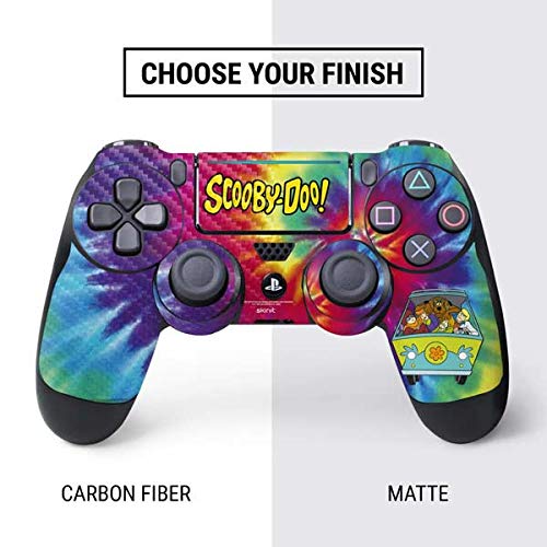 Skinit Decal Gaming Skin Compatible with PS4 Slim Bundle - Officially Licensed Warner Bros Scooby-Doo Tie Dye Design