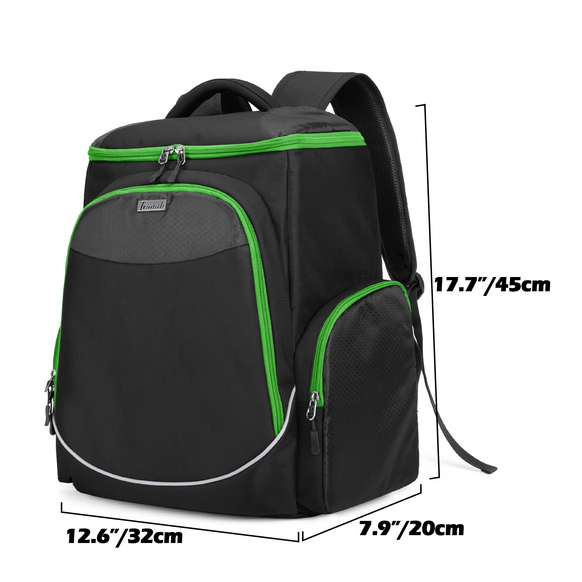 Trunab Gaming Console Backpack Compatible with Playstation 5 / PS5 Slim / PS4 / Xbox One, Travel Carrying Bag with Multiple Pockets for 15.6โ Laptop and Gaming Accessories