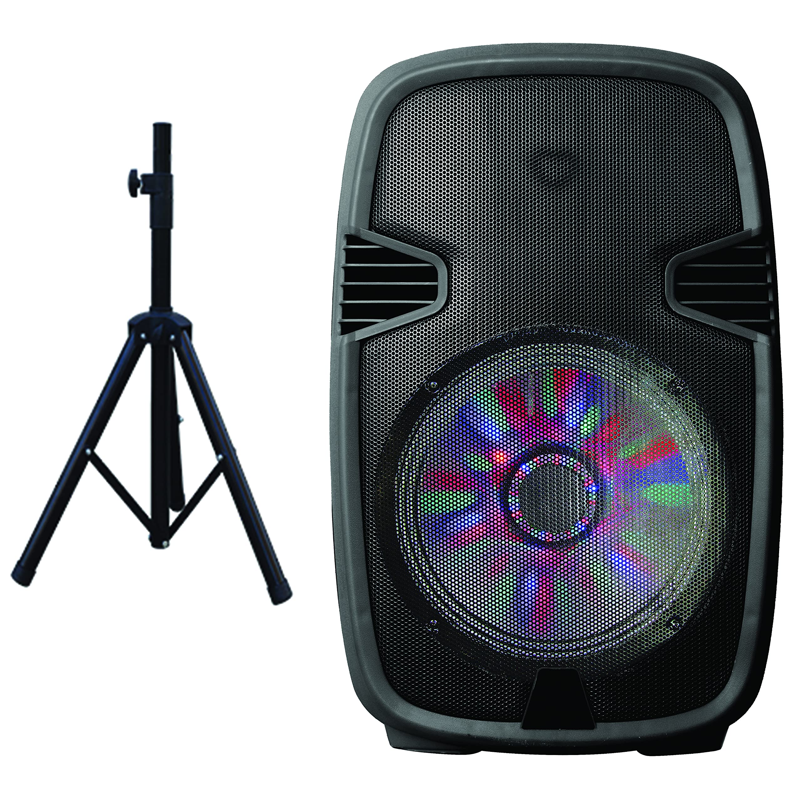 Supersonic IQ Sound Portable Bluetooth Speaker System - Red