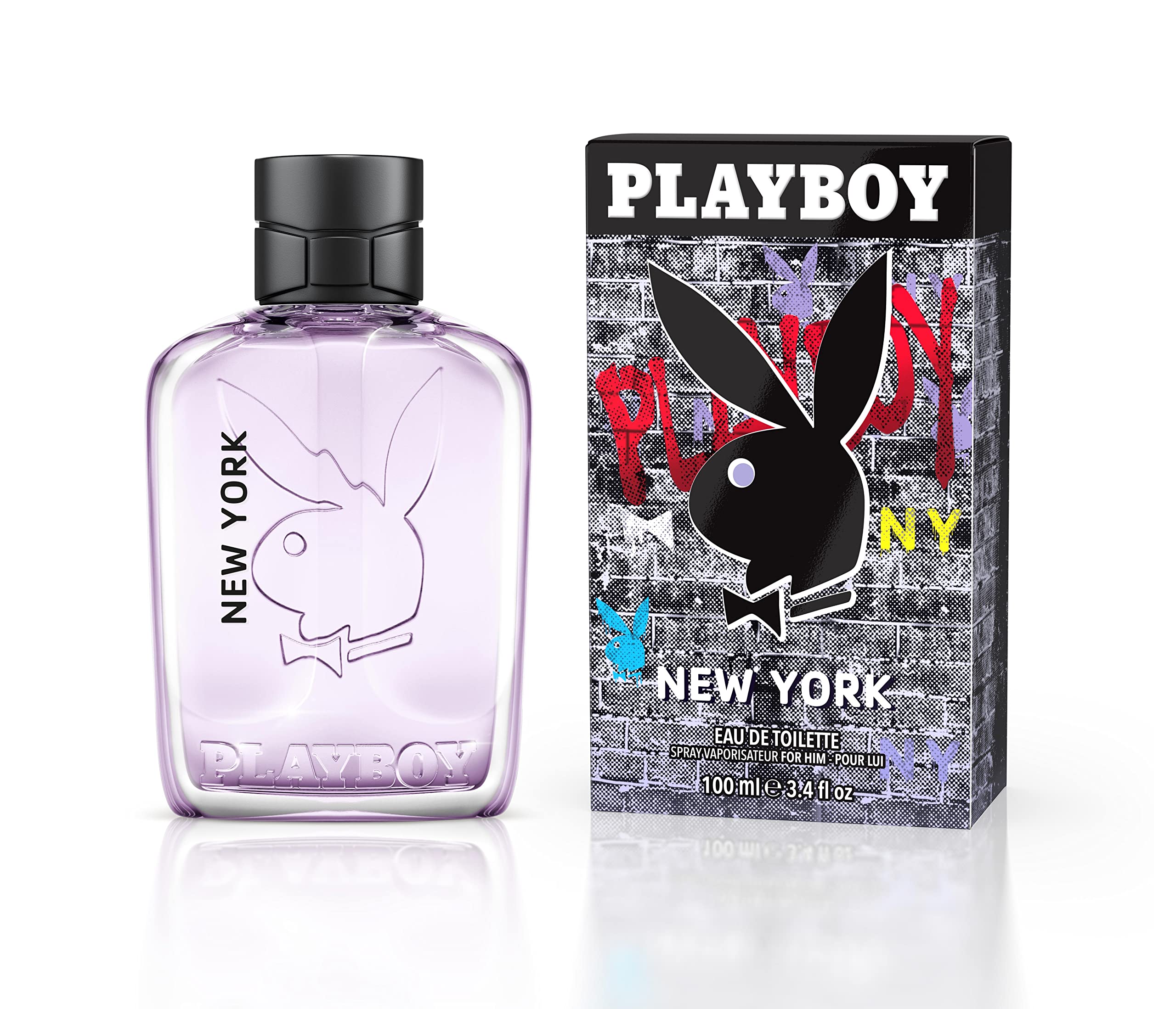 Playboy Fragrances Playboy New York Eau De Toilette Spray for Men By - 3.4 Ounce / 100 Ml, 3.4 Fl Ounce