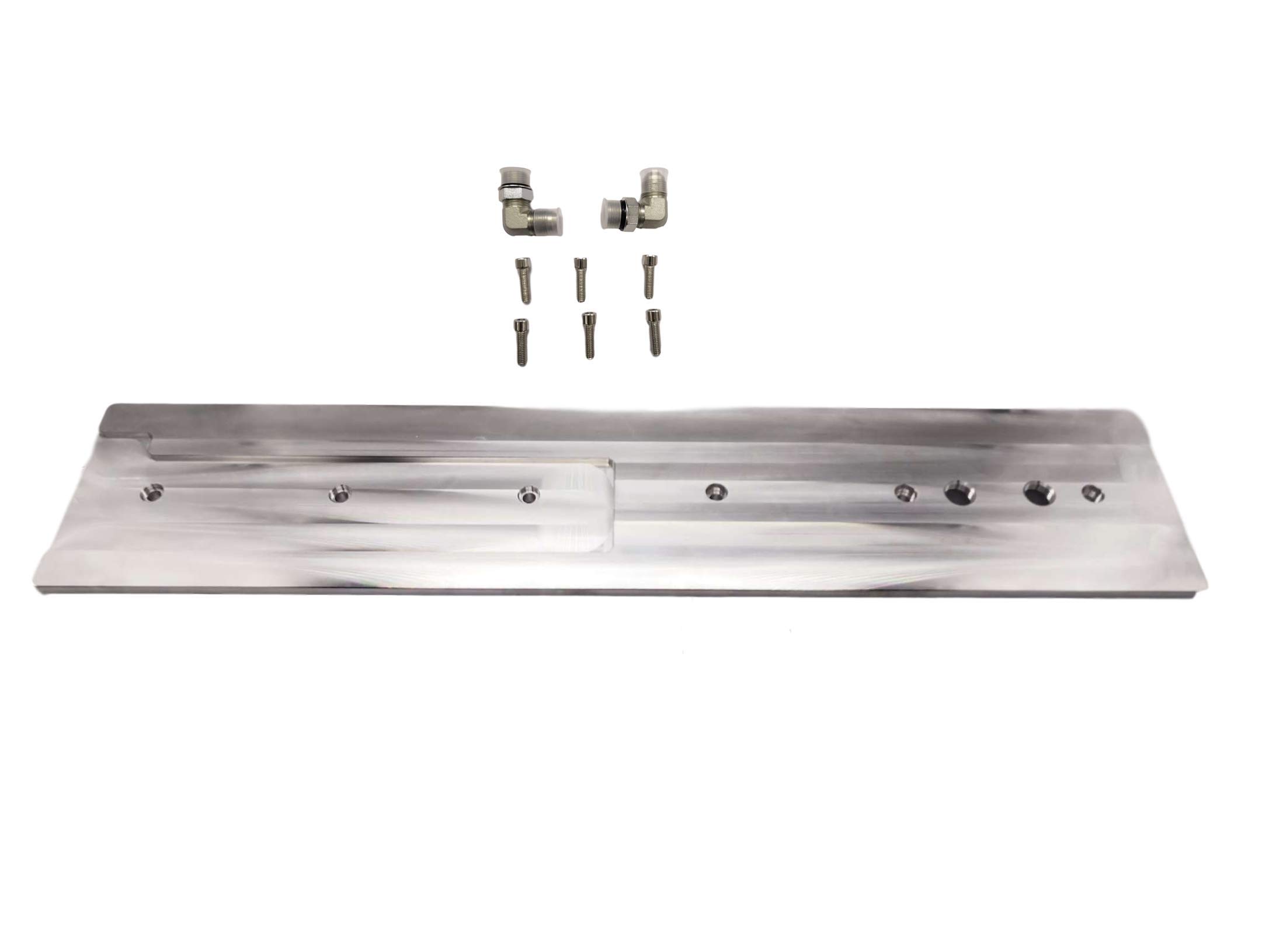 Billet Aluminum Tappet Cover Kit Replacement for 1989-2002 Cummins Diesel 5.9L 12v 24v Dual Port Ram VE44 P7100 Pumps (Silver)