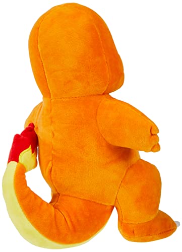 Pokémon Pokemon PKW0060 30 cm Plush - Glumanda Charmander PLUSH-12-Inch Authentic Details-Toys for Kids, Single, Black
