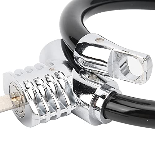Bicycle Lock, Cycling Cable Lock Convenient Steel with PVC Wraps the Lock Body for Bicycle Mountain