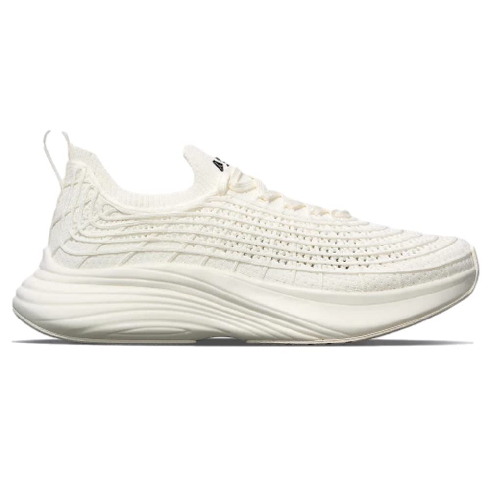 APL: Athletic Propulsion Labs Women's Techloom Zipline Sneakers, Ivory/Ivory/Black, 10