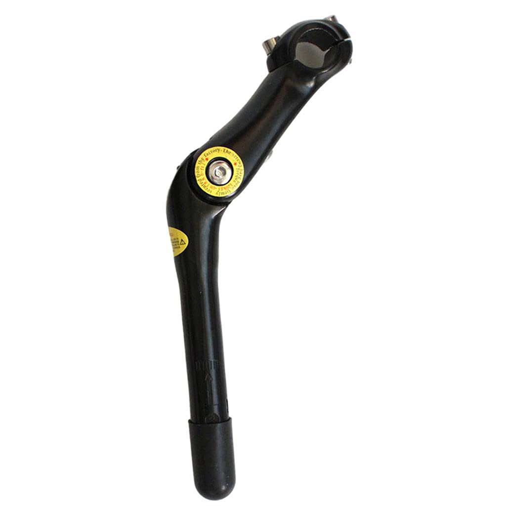 Bicycle Stem 25.4mm Stem 0-90 Degree Mountain Bike Adjustable Raise Handlebar Tube Folding Bike