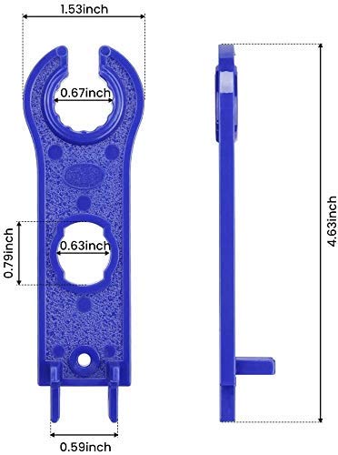 CATOSUM 5 Pair Solar Spanner Wrench for MC4 Connectors, Solar Connector Tool Assembly Spanners Wrenches, Solar Panel Connector Tool, Solar PV Disconnect Removal Tools