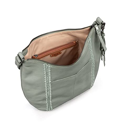 The Sak Sequoia Hobo Bag in Leather, Soft & Slouchy Silhouette, Meadow Crochet II