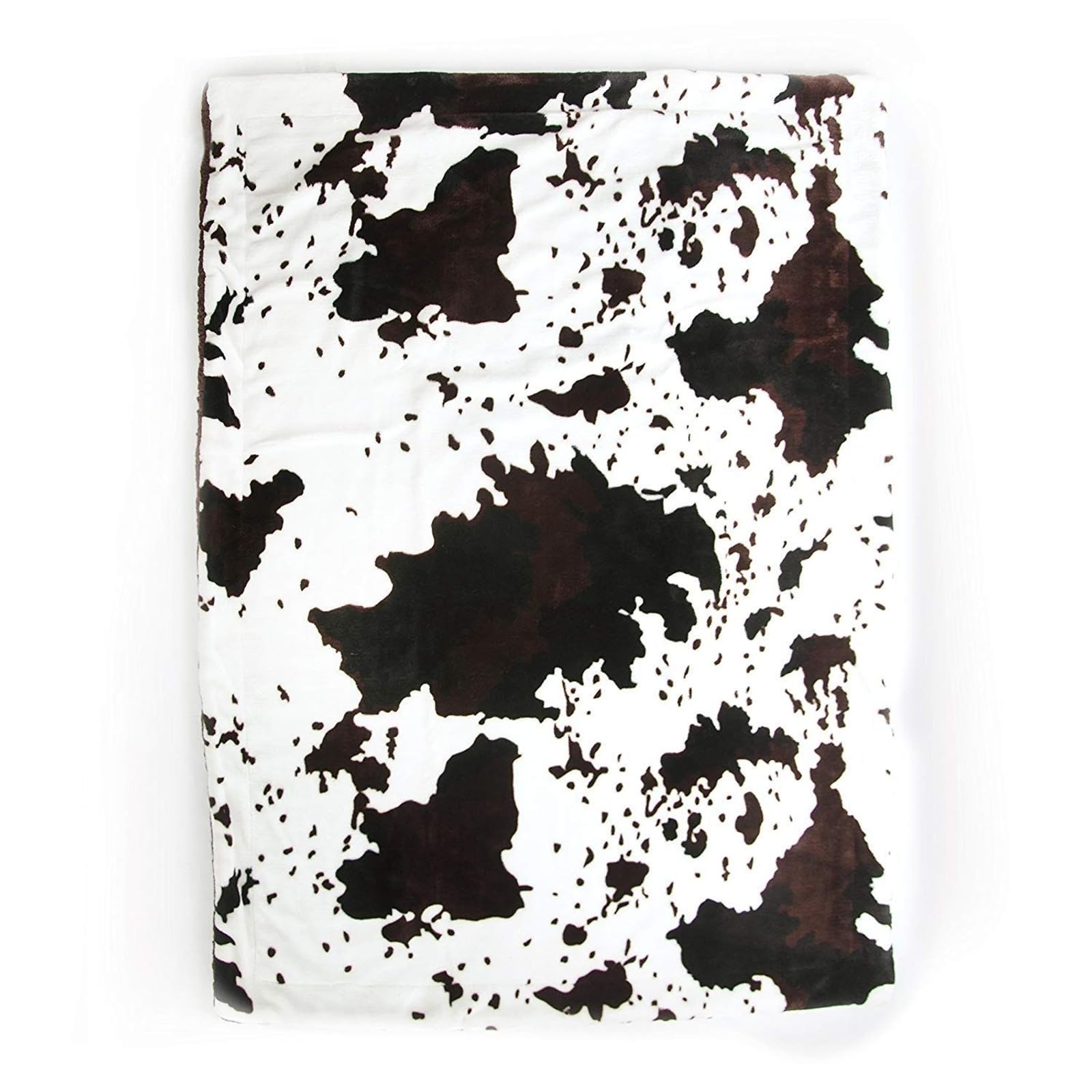 Tadpoles Double Layer Baby Blanket - Sherpa Cowhide Print | 30" x 40" | 100% Super Soft Plush Polyester Microfiber | Ideal as a Swaddle Blanket, Stroller Cover, Crib Blanket, Baby Shower & More