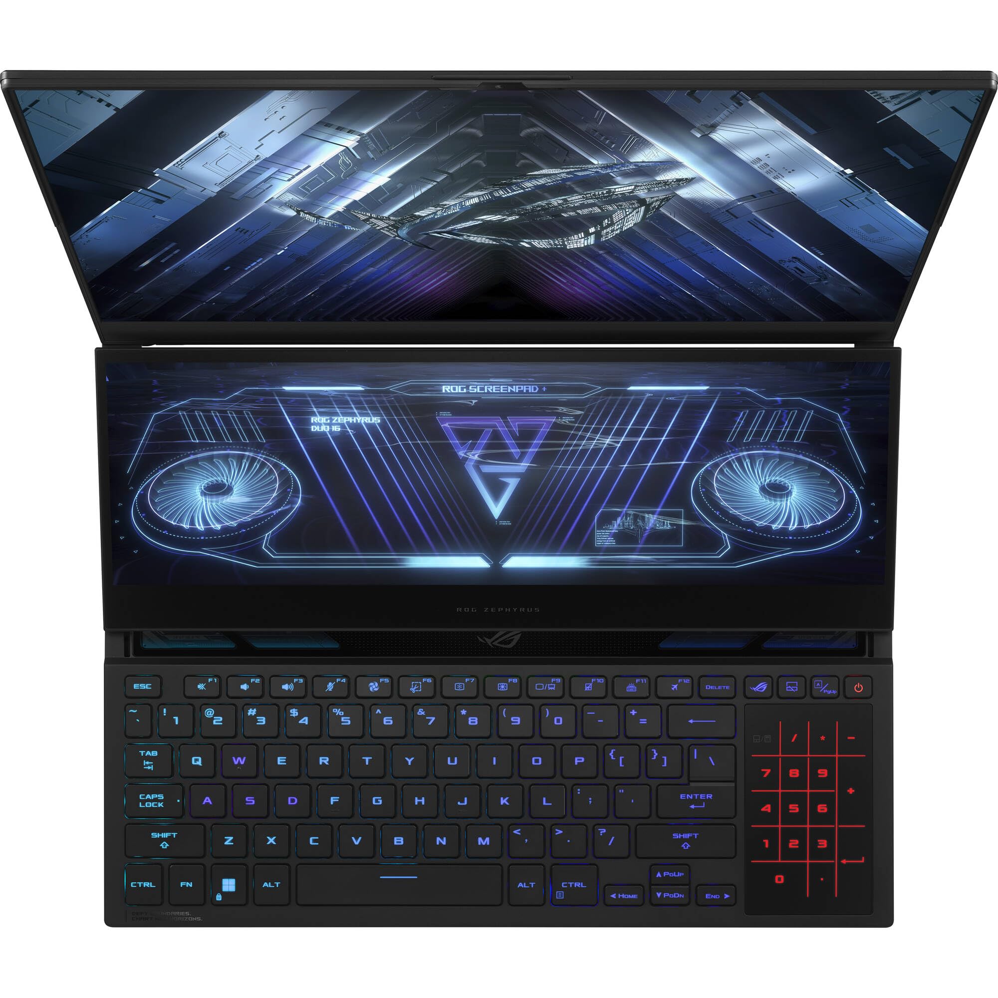 ASUS ROG Zephyrus Duo 16 Gaming & Entertainment Laptop (AMD Ryzen 7 6800H 8-Core, 32GB DDR5 4800MHz RAM, 2x2TB PCIe SSD RAID 1 (2TB), Win 10 Pro) with MS 365 Personal, Dockztorm Hub