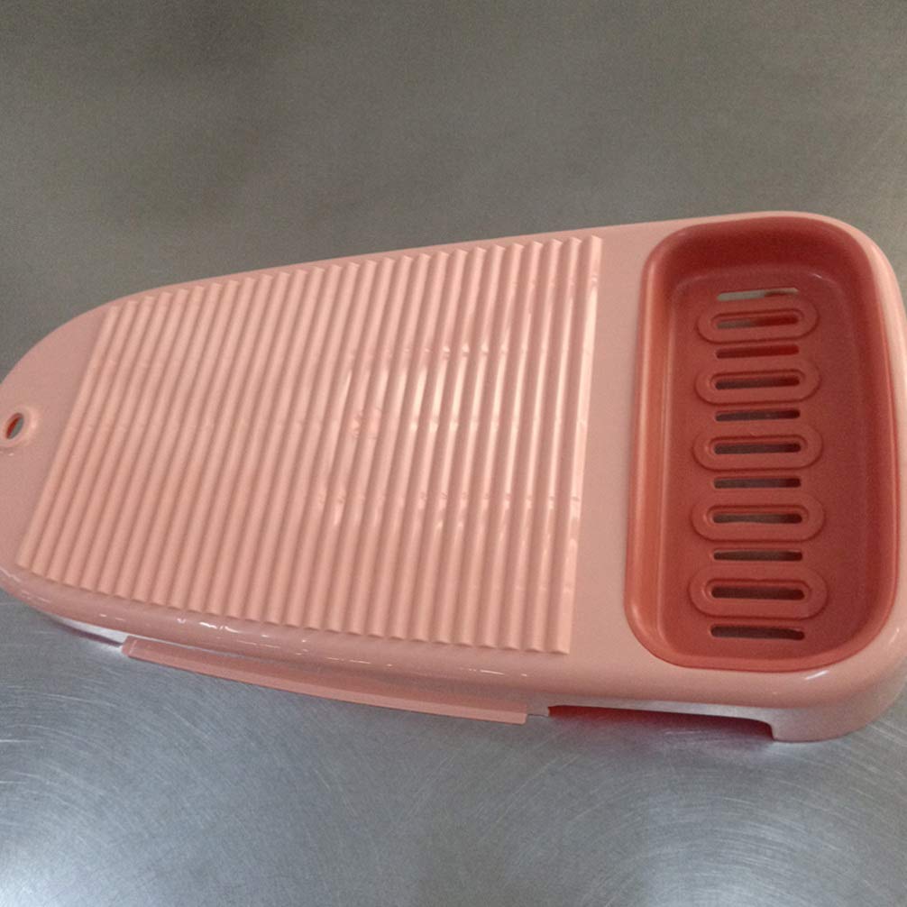 Cabilock Portable Washing Machine Plastic Washboard Hand Washing Boards Non Slip Wash Board Manual Washing Clothes Boards for Manual Laundry Cleaning Tool Laundry Washboard (Random Style)
