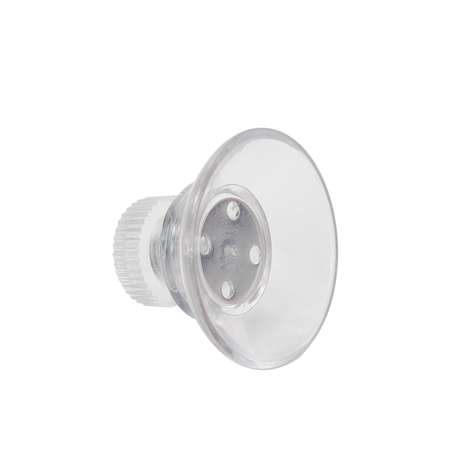 Semetall 10pcs Clear Suction Cups with M4 Cap Nut Transparent PVC Sucker Pads for Kitchen Offices Bathroom Decoration Wall,25mm/0.98" Diameter