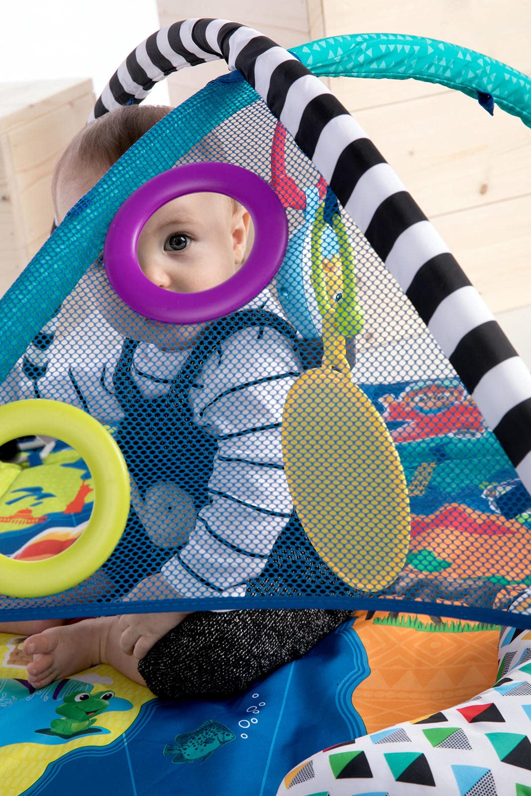 Baby Einstein 5-in-1 Journey of Discovery Activity Gym and Play Mat, Ages Newborn Plus , 47x40x18 Inch (Pack of 1)