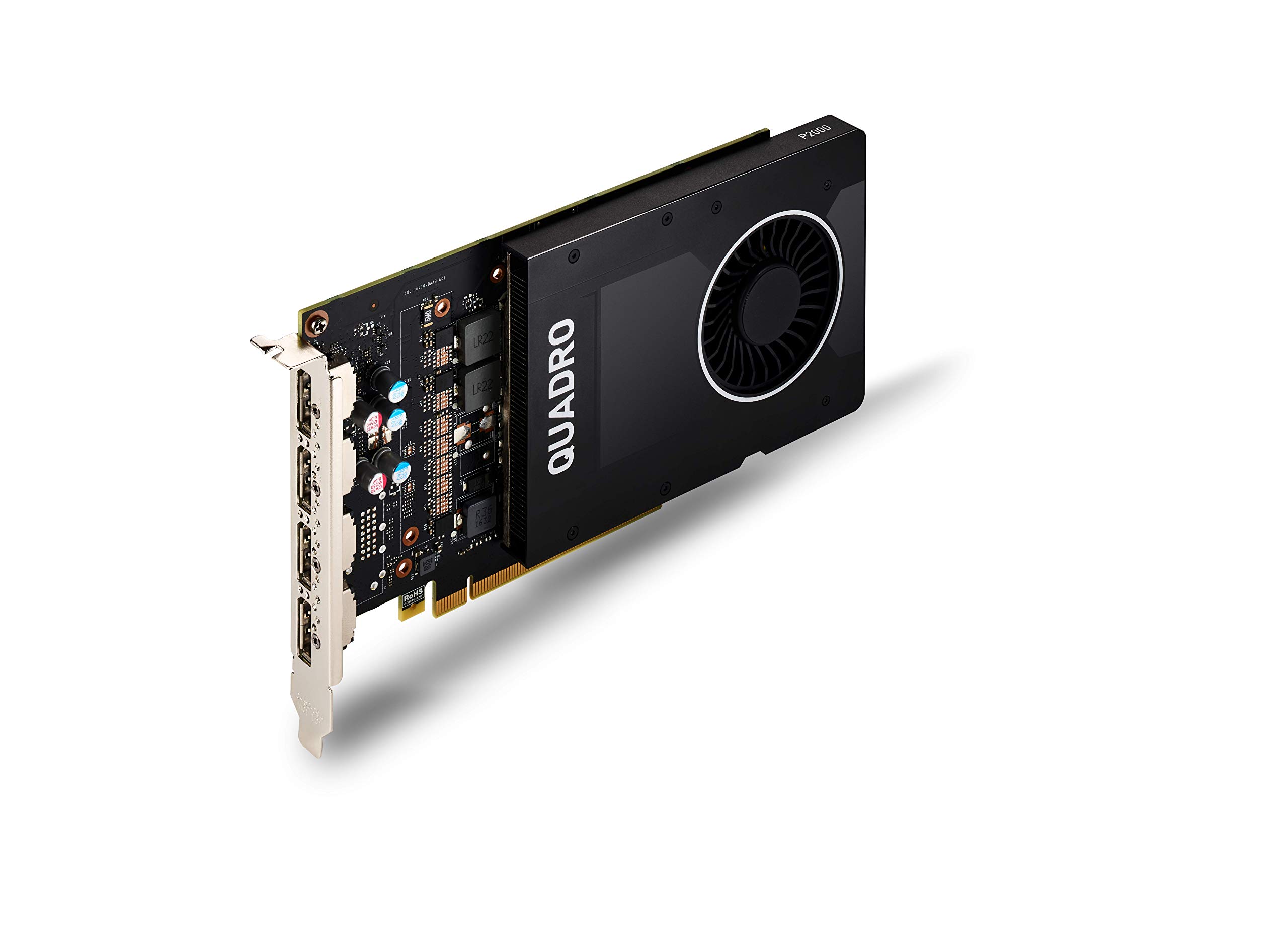 PNY NVIDIA Quadro P2000 Professional Graphics Board - (VCQP2000-PB) Graphic Cards