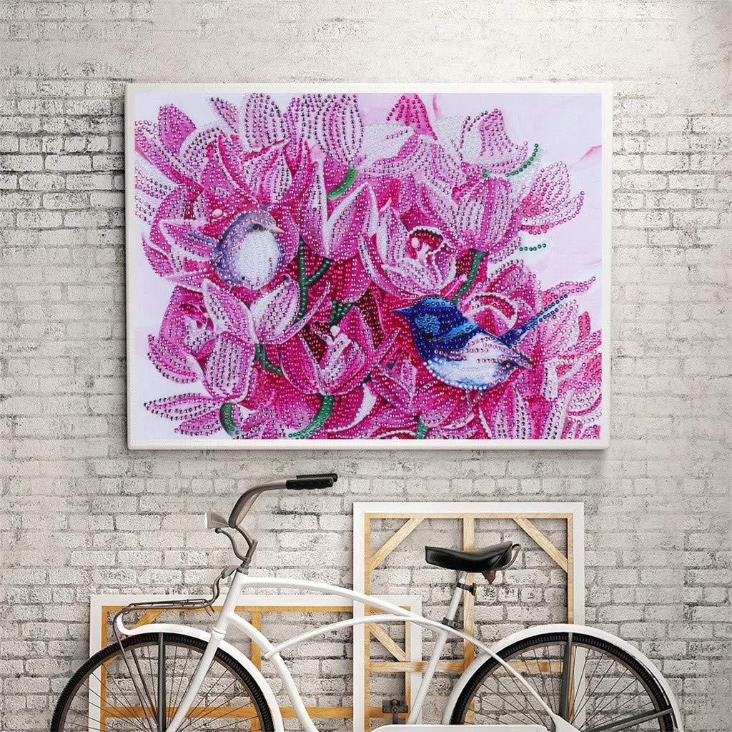 HAPPIShare Diamond Painting Kits for Adults β 5D DIY Diamond Number Kits with Full Drill β Crystal Rhinestone Diamond Embroidery Paintings Great for Home, Office, Wall Deco