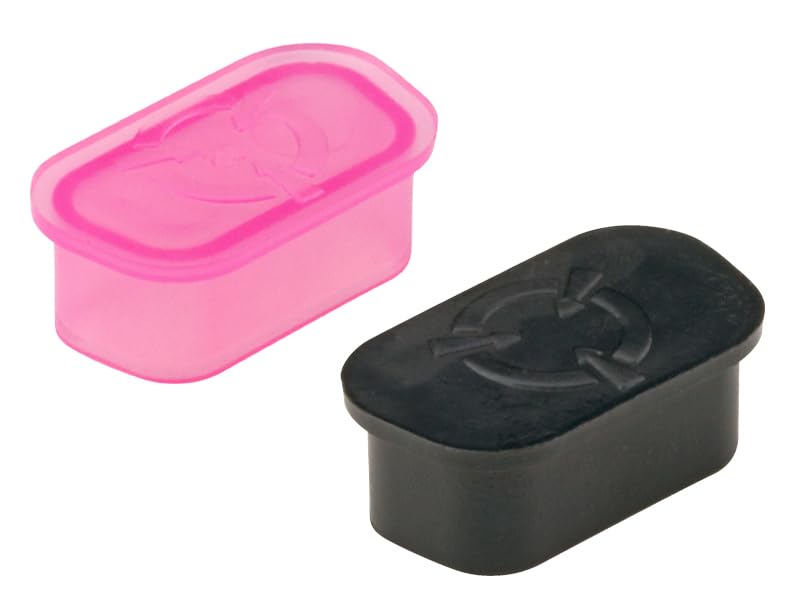 Caplugs DCC-04C Series - Static Dissipative & Conductive Protectors for D-Subminiature Connectors, 40 Pack, Black, Standard No. of Contacts 37, Pin Contact Type & Conductive Material