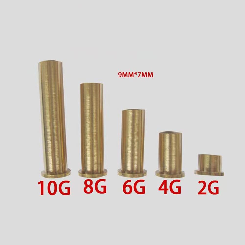BIFROST for 0.355'' Golf Brass Plug Weight Tip Fit Iron and Steel Shafts 9mm*7mm 2/4/6/8/10g Each 2pcs/Pack