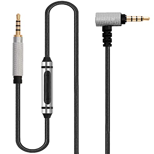 FAAEAL QC35 Cable Aux Cord Replacement for Bose 700 QuietComfort QC45 QC35II QC25 Noise Cancelling Headphones, JBL E45BT E55BT E65BTNC Earphone,2.5mm to 3.5mm Extension Aux Cord(4.9ft)
