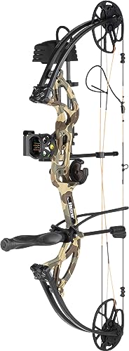 Bear Archery Cruzer G2 Ready to Hunt Compound Bow Package for Adults and Youth, Right Hand, Fred Bear