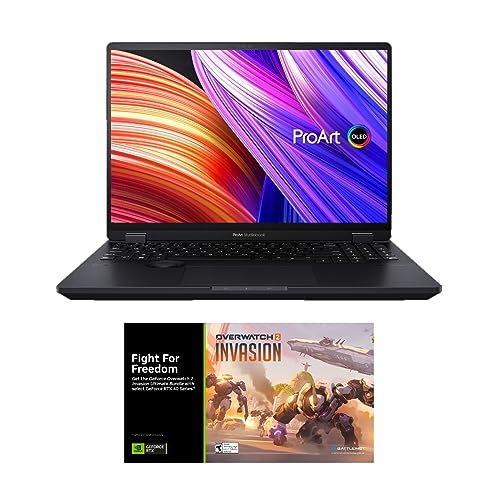 EXCaliberPC 2023 ASUS ProArt Studiobook 16 OLED H7604JV-DS96T (i9-13980HX, 32GB RAM, 1TB NVMe SSD, RTX 4060 8GB, 16" 3.2K 120Hz Touch, Windows 11) Multi-Touch Laptop