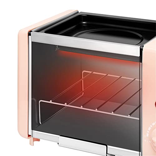 CZDYUF Multifunction Mini Electric Baking Bakery Roasting Oven Grill Fried Eggs Omelette Pan Breakfast Machine (Color : E, Size : 1pcs)