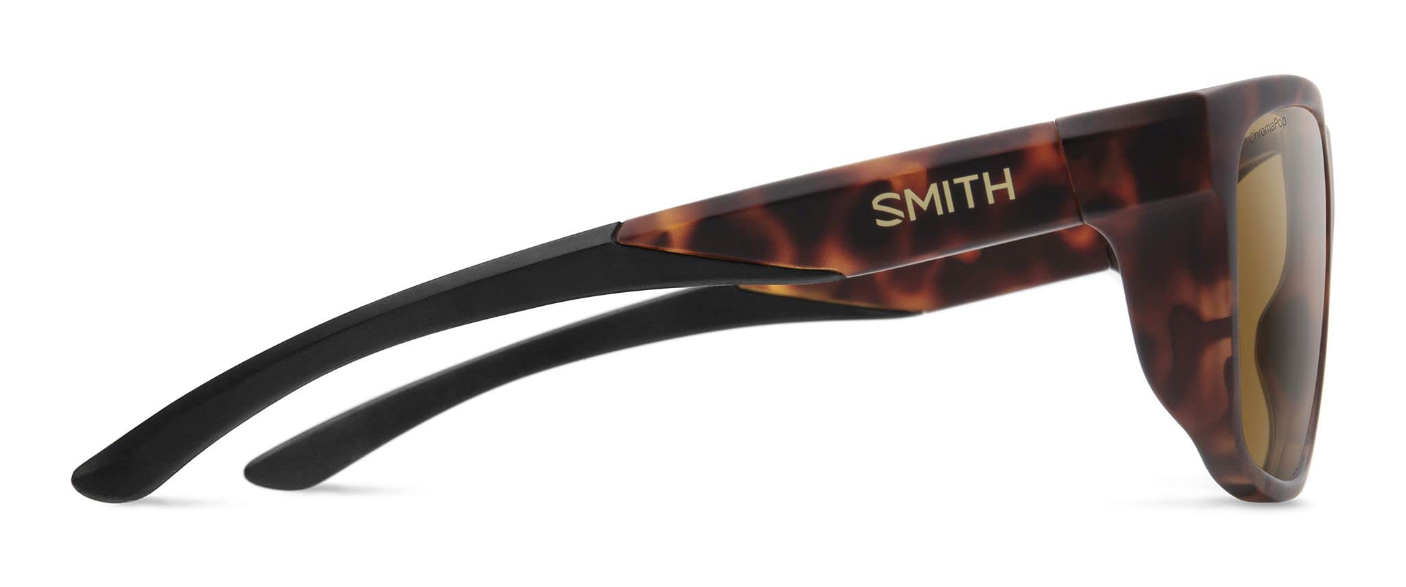 SMITH Barra Sunglasses with Chromapop Lenses - Polarized Sunglasses - for Men & Women - Matte Tortoise ChromaPop Glass Polarized Brown