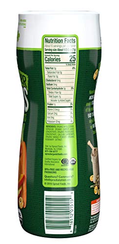 Sprout Organic Snacks Plant Power Puffs baby Food, 1.5 Oz