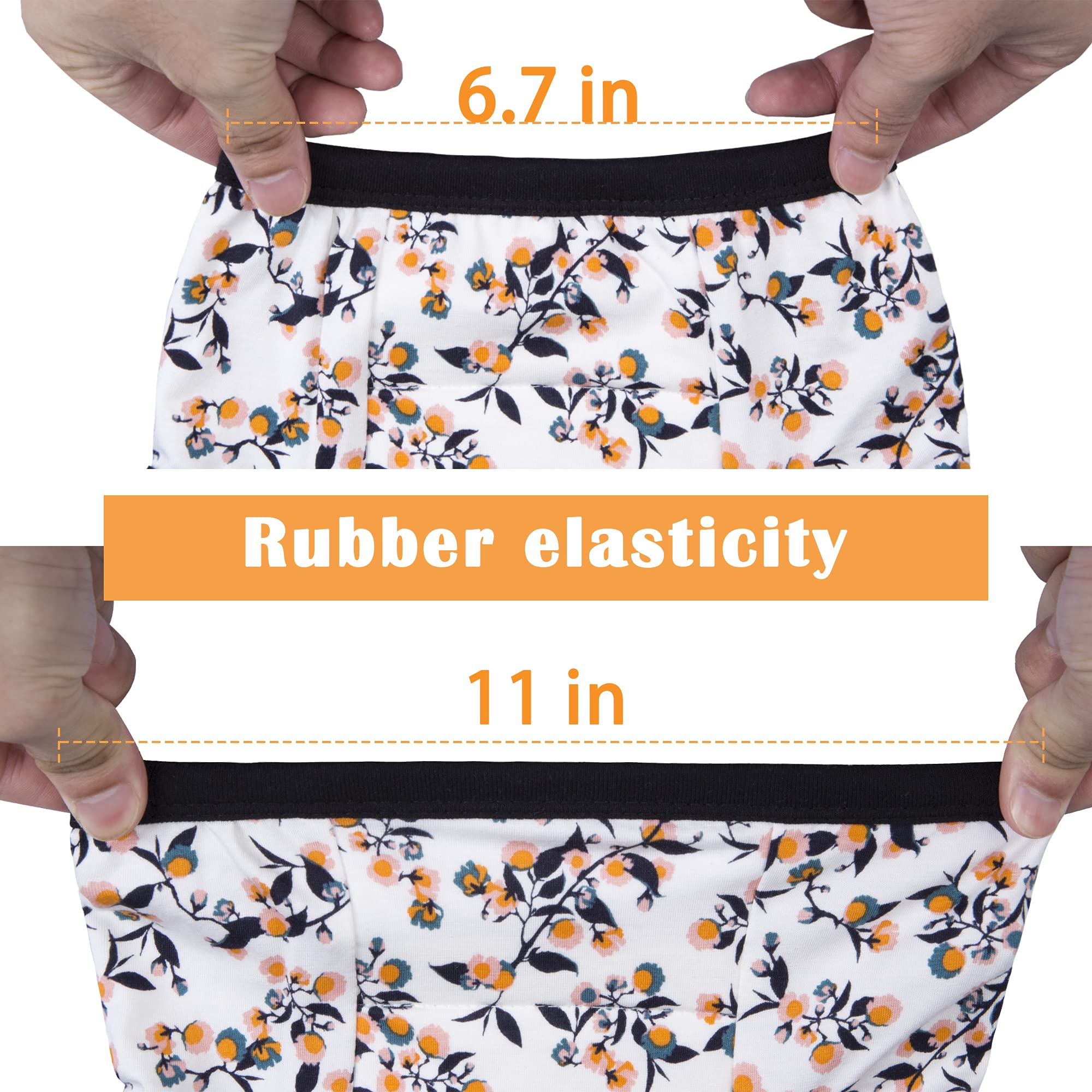 BIG ELEPHANT Toddler Boys Potty Training Pants, Cotton Toilet Training Underwear 8 Pack, 3T