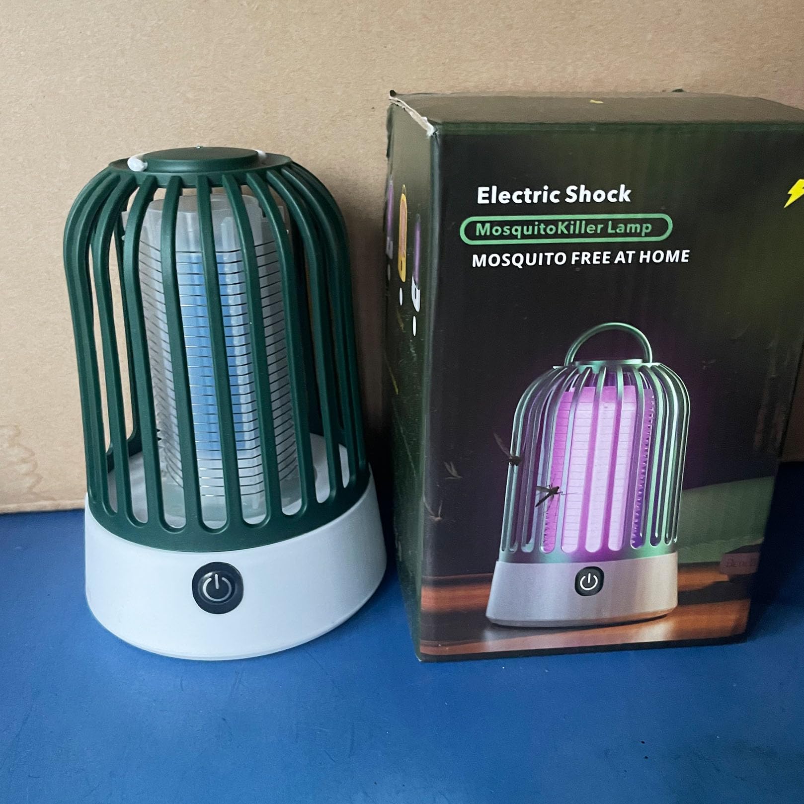 Bug Zapper Outdoor Indoor, Electric Mosquito Zapper, Portable Rechargeable Bug Zapper, Fly Trap, Waterproof Insect Killer, Electric Fly Zapper for Home, Patio, Camping, Kitchen