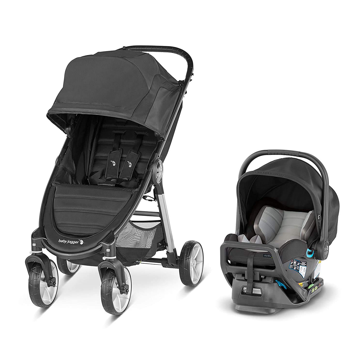 Baby Jogger City Mini 2 4,Wheel Travel System, Jet