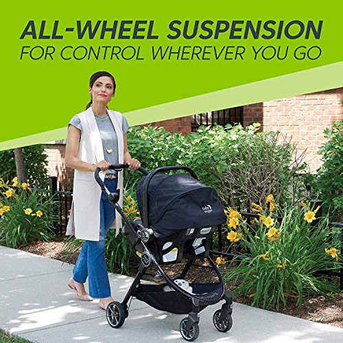 Baby Jogger City Tour LUX Stroller | Compact Travel Stroller | Lightweight Baby Stroller with Backpack-Style Carry Bag, Perfect for Travel, Granite