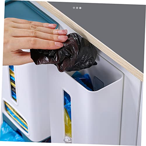 Cabilock 5pcs bag storage box kitchen Garbage Bags Organizer storage bag holder plastic bag saver dispenser plastic organizers bag dispenser Kitchen Dispenser for bag extractive waste bag