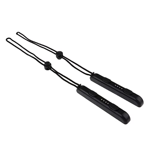 Baosity Strap -Con Strap for Switch Game Controller, Portable Wristband Carrying Rope - Black (2-Pack)