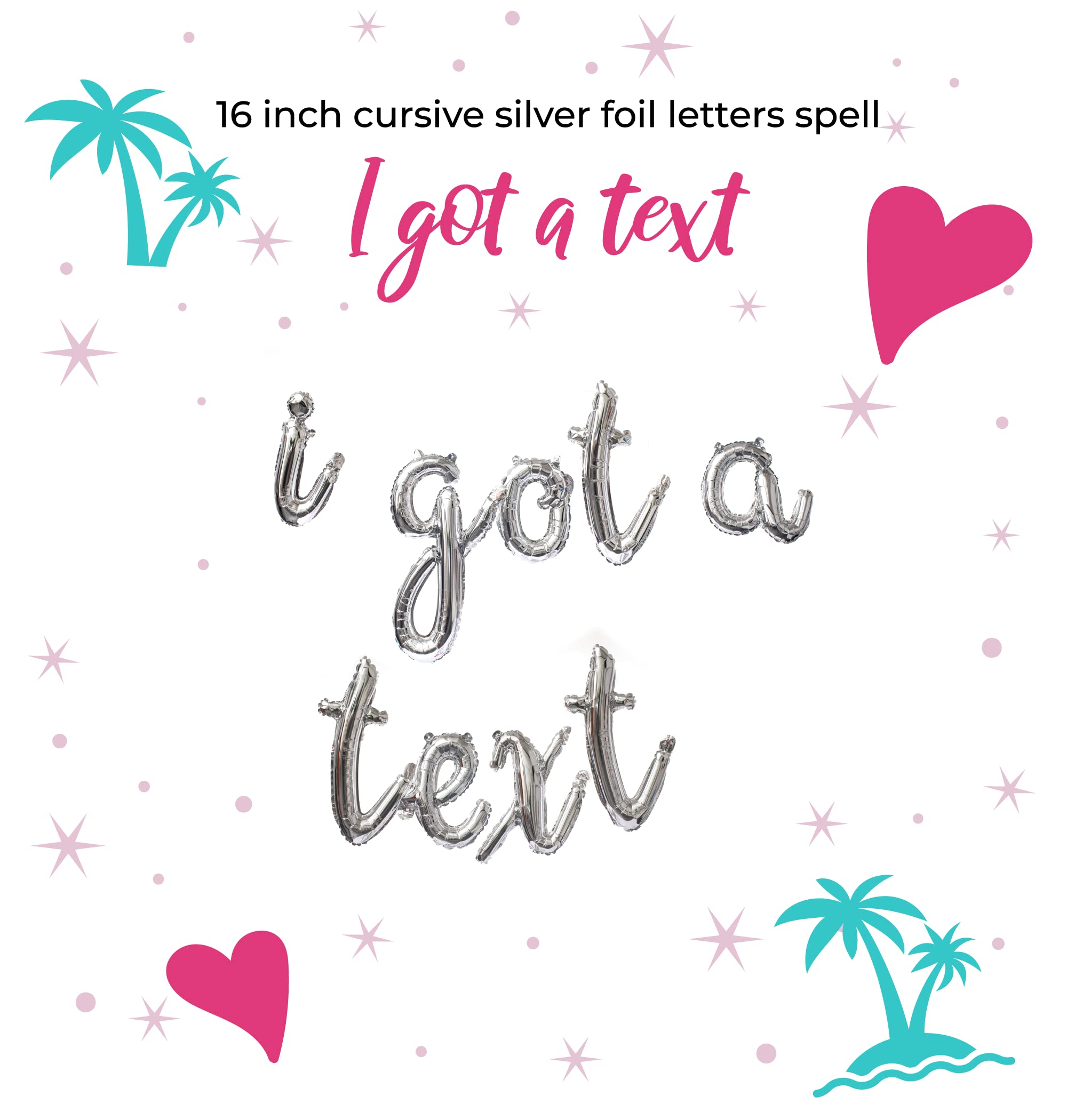 Love Island Decoration Sets (I Got A Text)