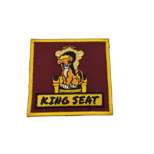 Cornhole Patch Funny Cornhole Patches with Sayings King Seat for Backpacks Prize Trophy Cornhole Champion Champ Cornhole Bags Embroidered for Cornhole Game Young Guns