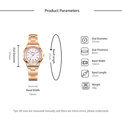 HunYUN Fashion Simple Casual Quartz Steel Strip Precision Scale Watch Analog Wrist Watch