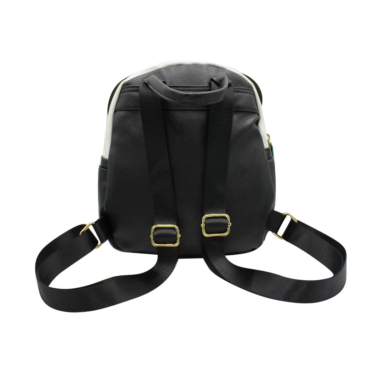 MINGSEECESS Womens Cute Panda Pattern Backpack Purse Pu Leather Travel Bag Small Casual Shoulder Daypack