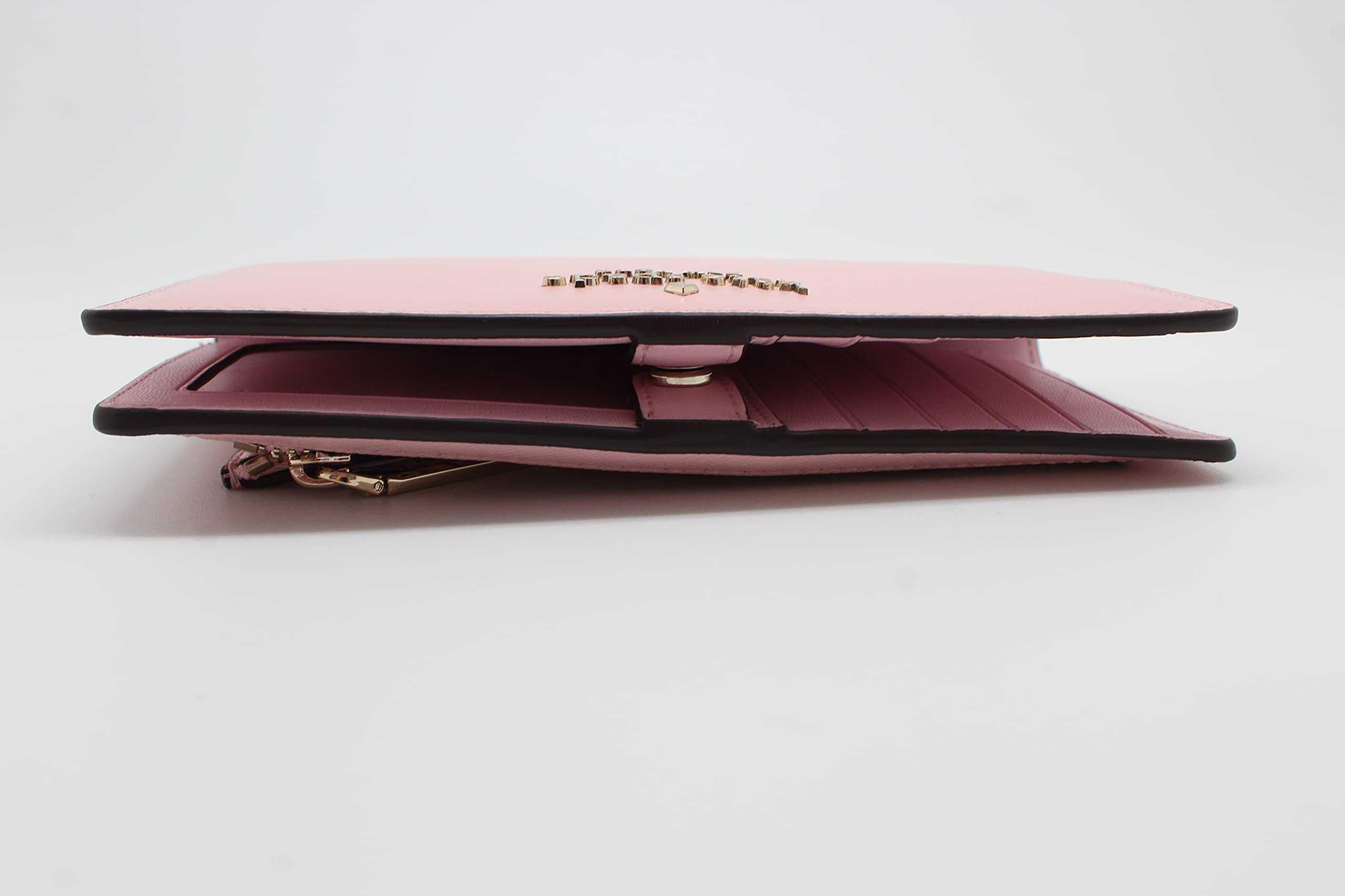 Kate Spade New York Staci Saffiano Leather Large Slim Bifold Wallet Light Crepe