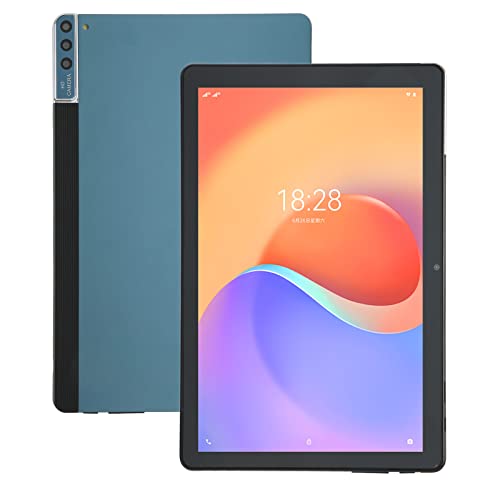 AMONIDA Tablet PC, 5G WiFi 8MP Front 16MP Rear 10 Inch Tablet Blue 100-240V 12GB RAM 128GB ROM for Android 11 for Entertainment (US Plug)