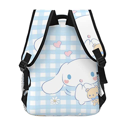DIEZ Cinnamoroll Backpack Withe Side Pokect Large Suitable For Men Women hiking Camping Picnic Kawaii Gifts