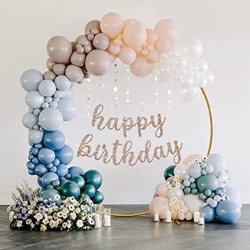 Balloon Arch Stand, Round Backdrop Stand, 6.6ft Circle with Bases Wedding Arch, Circle Backdrop Stand for Bridal, Birthday Party Decoration