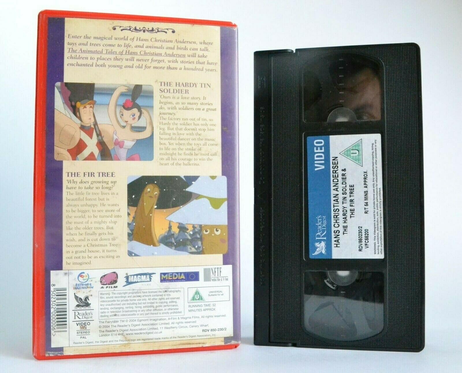 The Hardy Tin Soldier:T By H.C.Andersen Fairy Tale - Animated - Children's - VHS