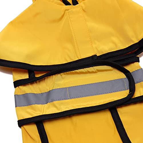 Costume for Dogs Small and Large Dog Hook&Loop Small Raincoat Medium Hooded Reflective Raincoat Pet Pet Clothes