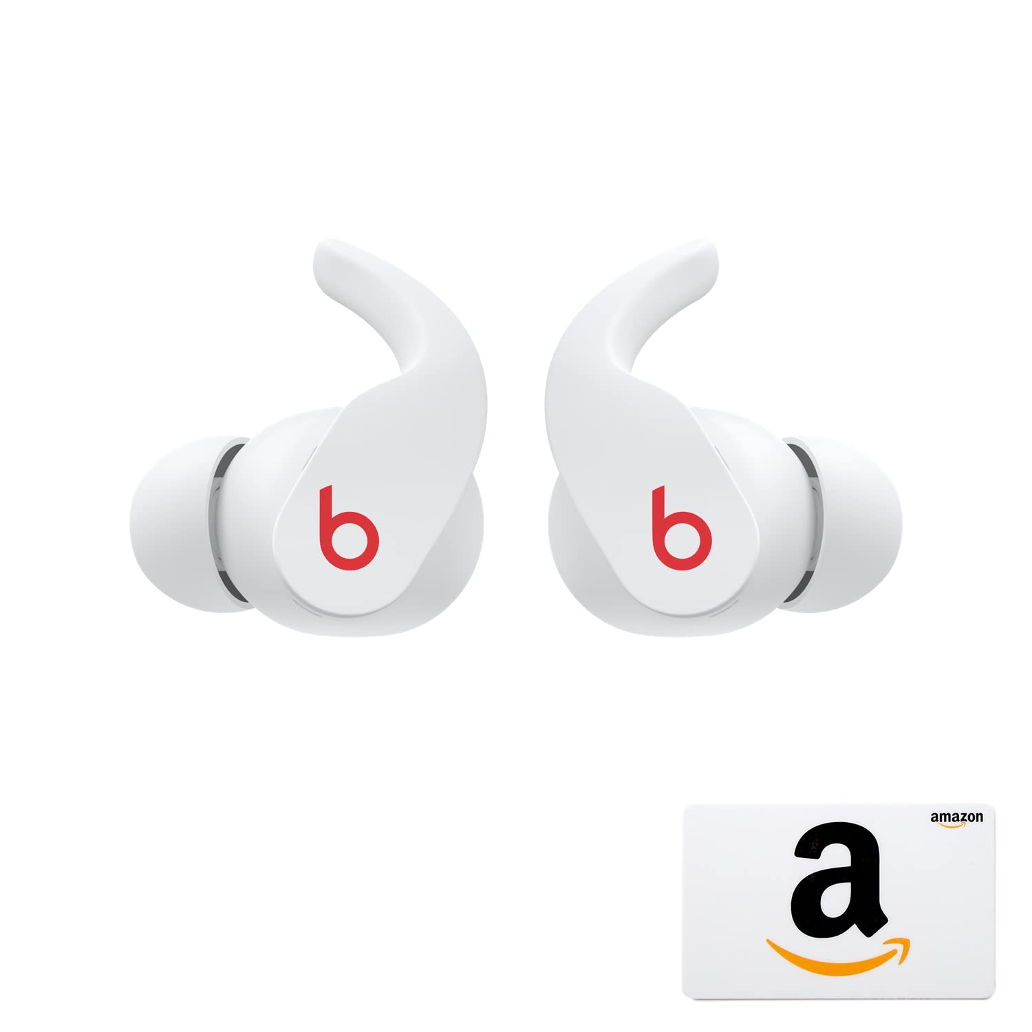 Beats Fit Pro – True Wireless Noise Cancelling Earbuds with $20 Amazon Gift Card - Apple H1 Headphone Chip, Compatible with Apple & Android, Class 1 Bluetooth®, Built-in Microphone –White