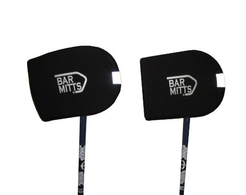 Bar Mitts X-Country/Snowshoe Ski Pole Mitts, Black, One Size