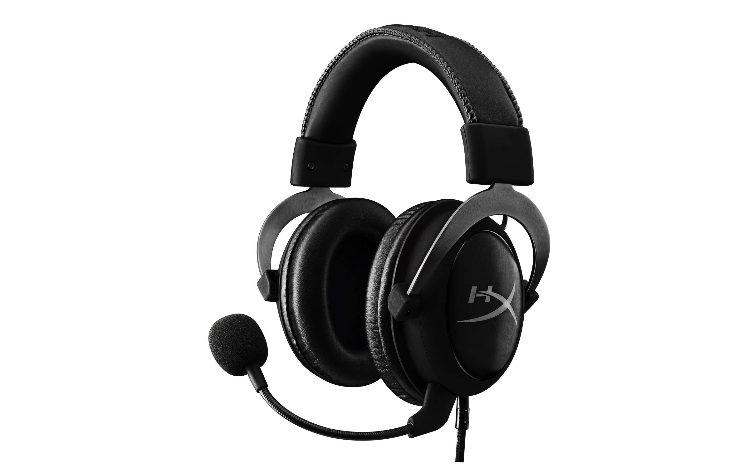 HyperX Cloud II - Gaming Headset, 7.1 Surround Sound, Memory Foam Ear Pads, Durable Aluminum Frame, Gun Metal and HyperX Pulsefire Surge - RGB Gaming Mouse, 360° RGB Light Effects, Macro Customization