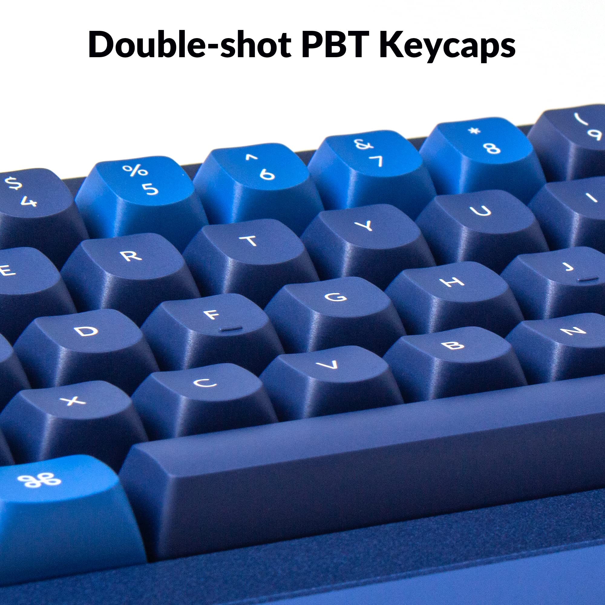 Keychron Q2 Wired Custom Mechanical Keyboard, QMK/VIA Programmable Macro, Full Aluminum, Hot-Swappable Gateron G Pro Brown Switch, 65% Layout Double Gasket Compatible with Mac and Windows - Blue